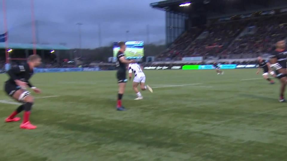 Premiership Rugby | A great intercept by Uren but is caught short by Daly