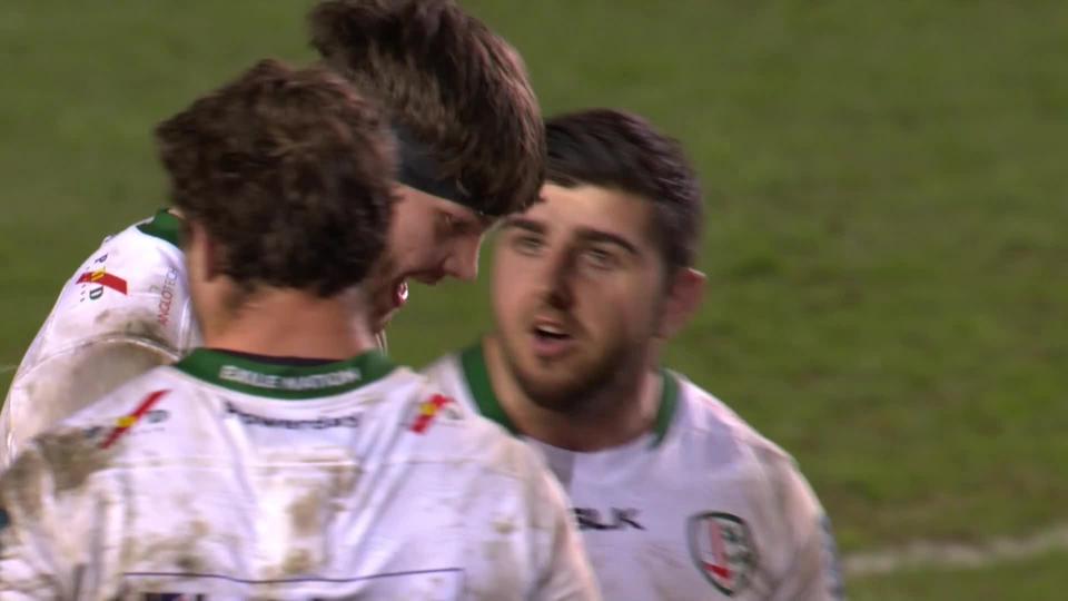 Premiership Rugby | Matt Cornish burrows over late on to secure two ...