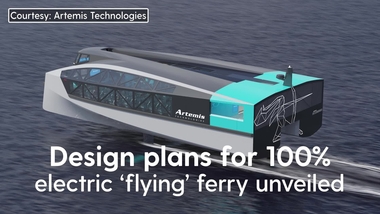 artemis foiling ferry