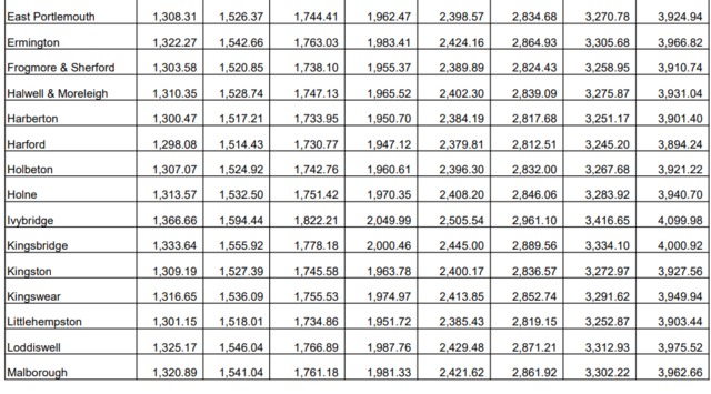 Exactly how much council tax you will have to pay next year in Devon ...