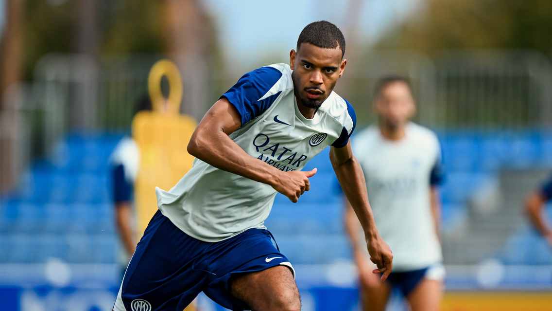 Andy Diouf: his first day with the Nerazzurri | Inter.it