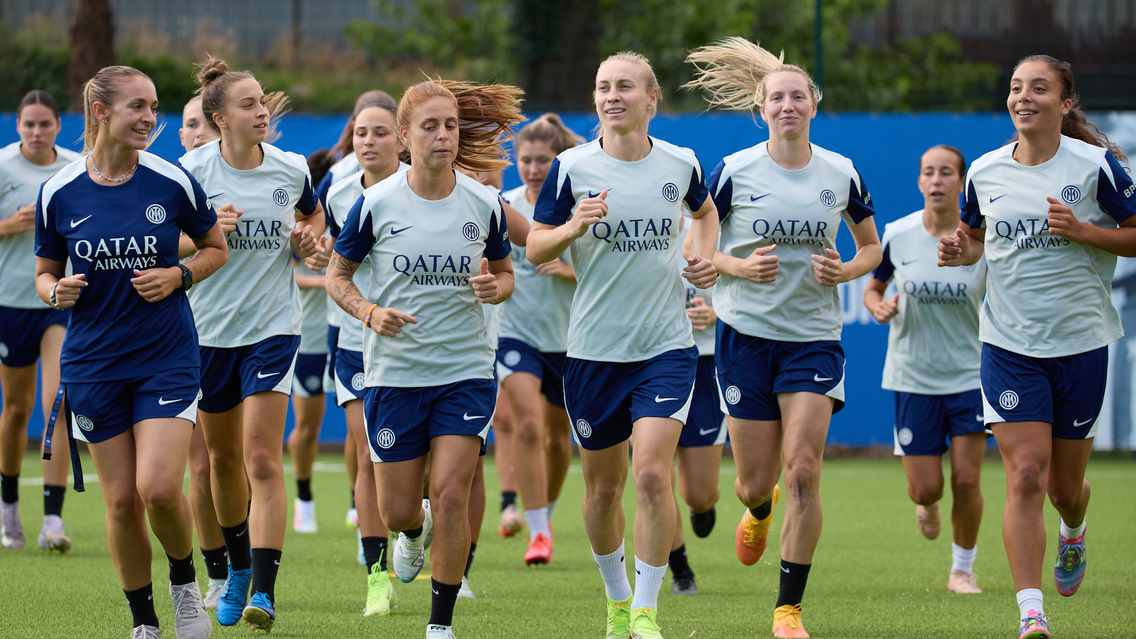 Preseason 2025/26 | Inter Womens' first day at the KONAMI Football ...