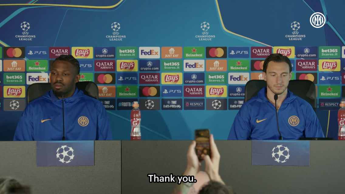 UCL Final Open Media Day | Matteo Darmian and Marcus Thuram | Inter.it