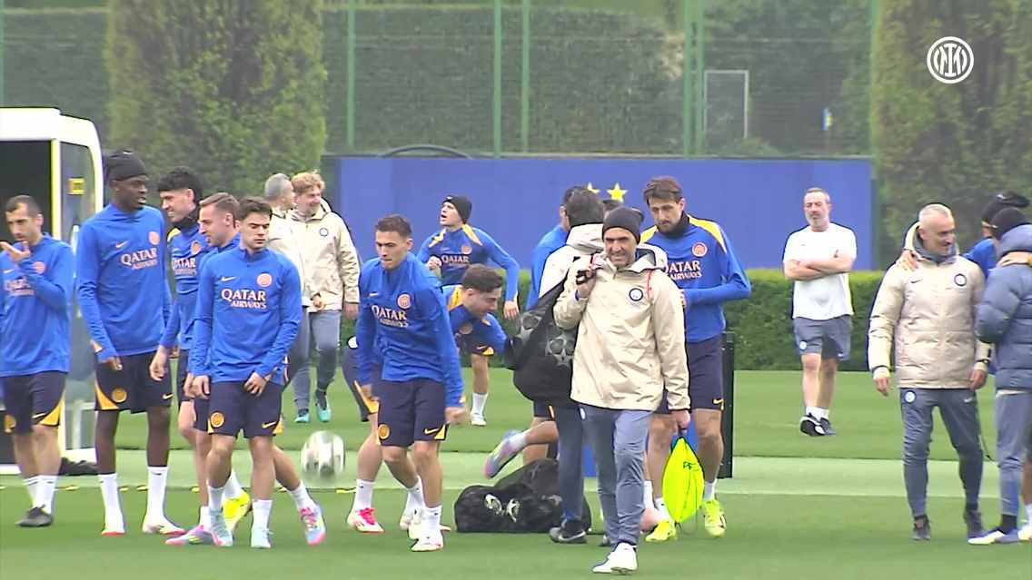 Training the day before Inter vs. Bayern | Inter.it