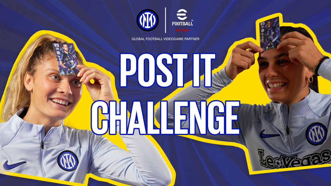 Post It Challenge | Cambiaghi vs Bonfantini | Inter.it