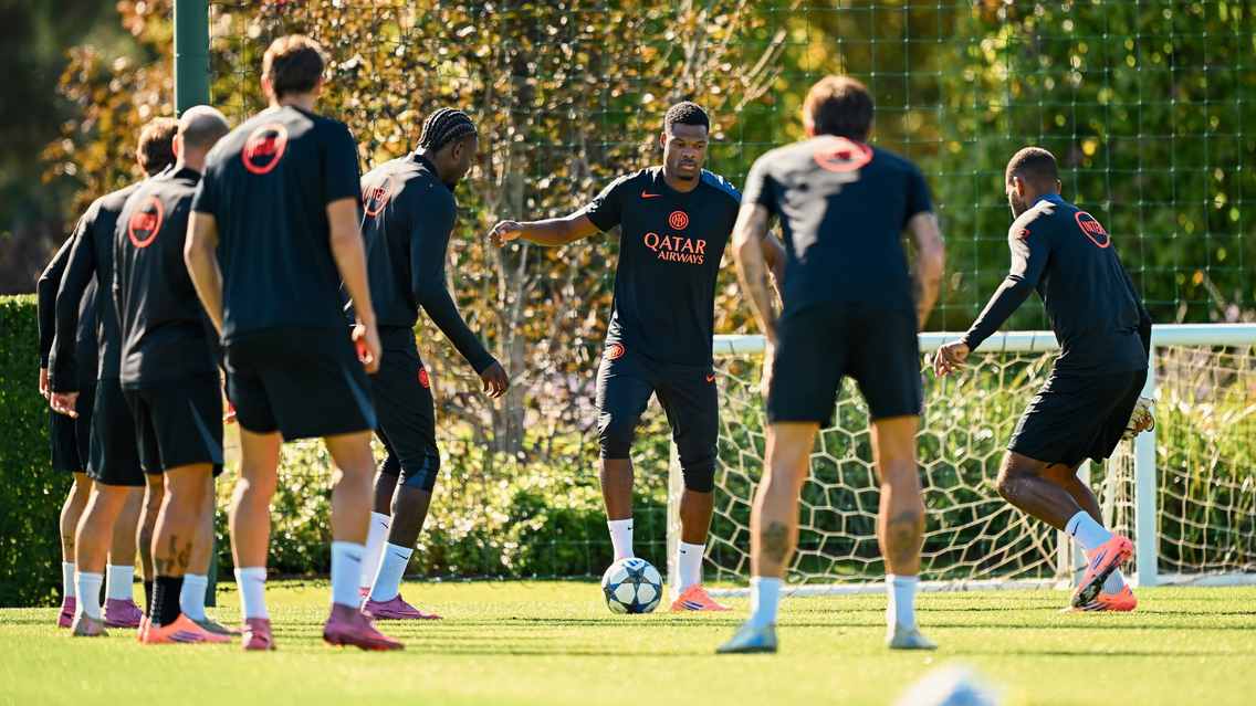 Inter vs. Slavia Praha | Training on the day before | Inter.it