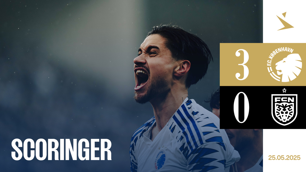 Mål: FCK 3-0 FCN