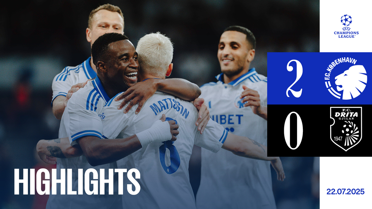 Highlights: FCK 2-0 FC Drita