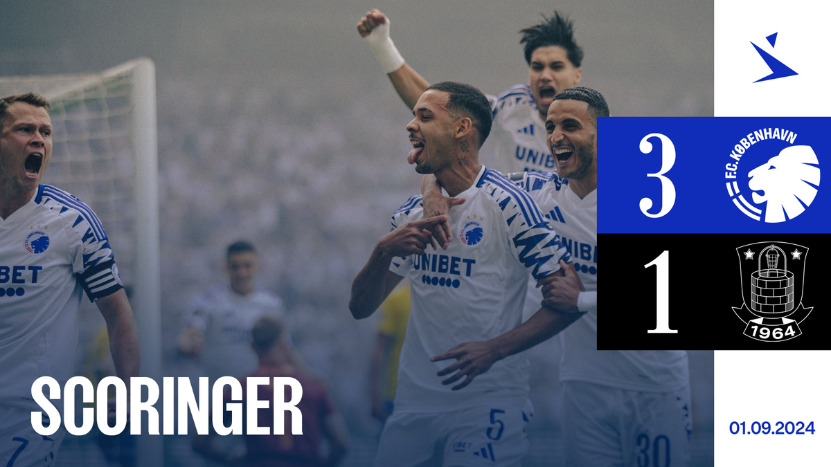Mål: FCK 3-1 Brøndby